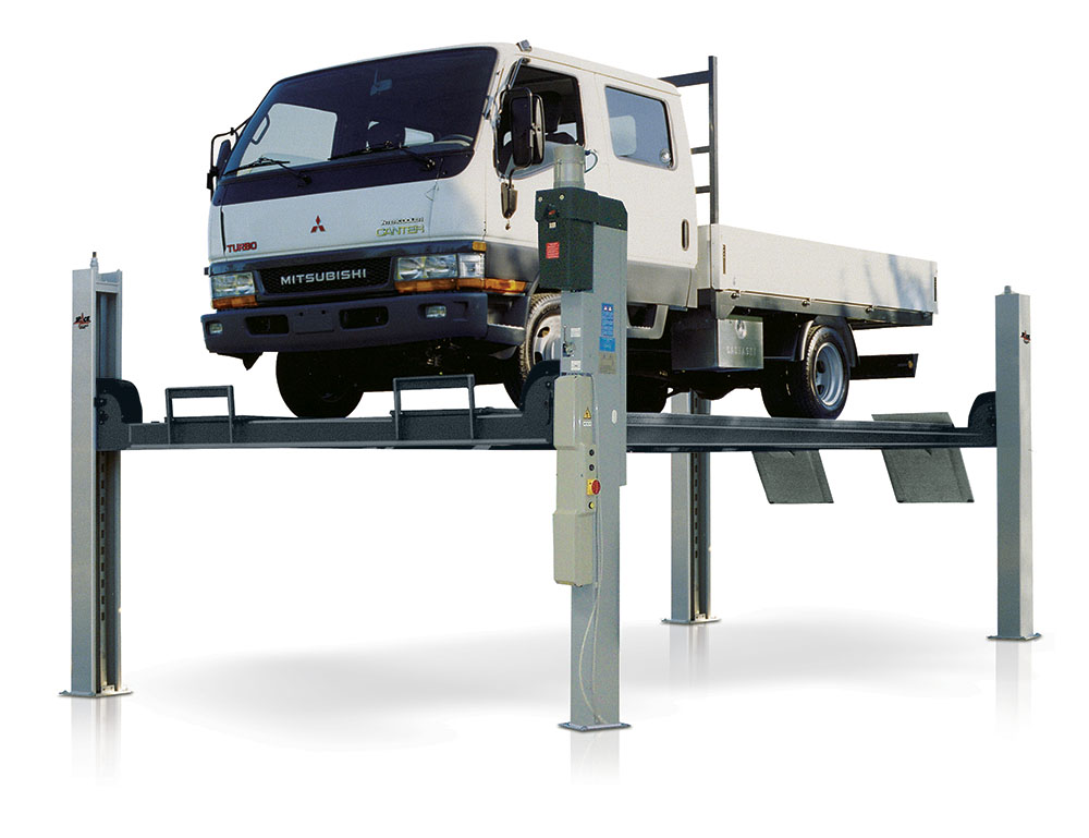 Electrohydraulic 4-post lifts - Space Test