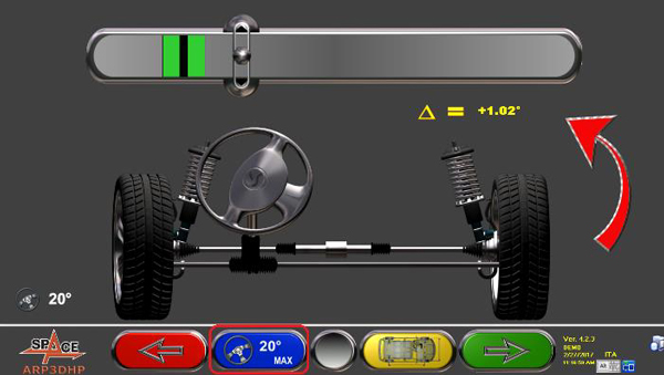 New wheel alignment software functions - GUIDED STEERING PROCED...