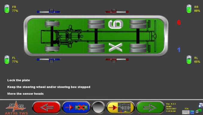 New wheel alignment software functions - VERSION 4.3.3.1 - Spac...
